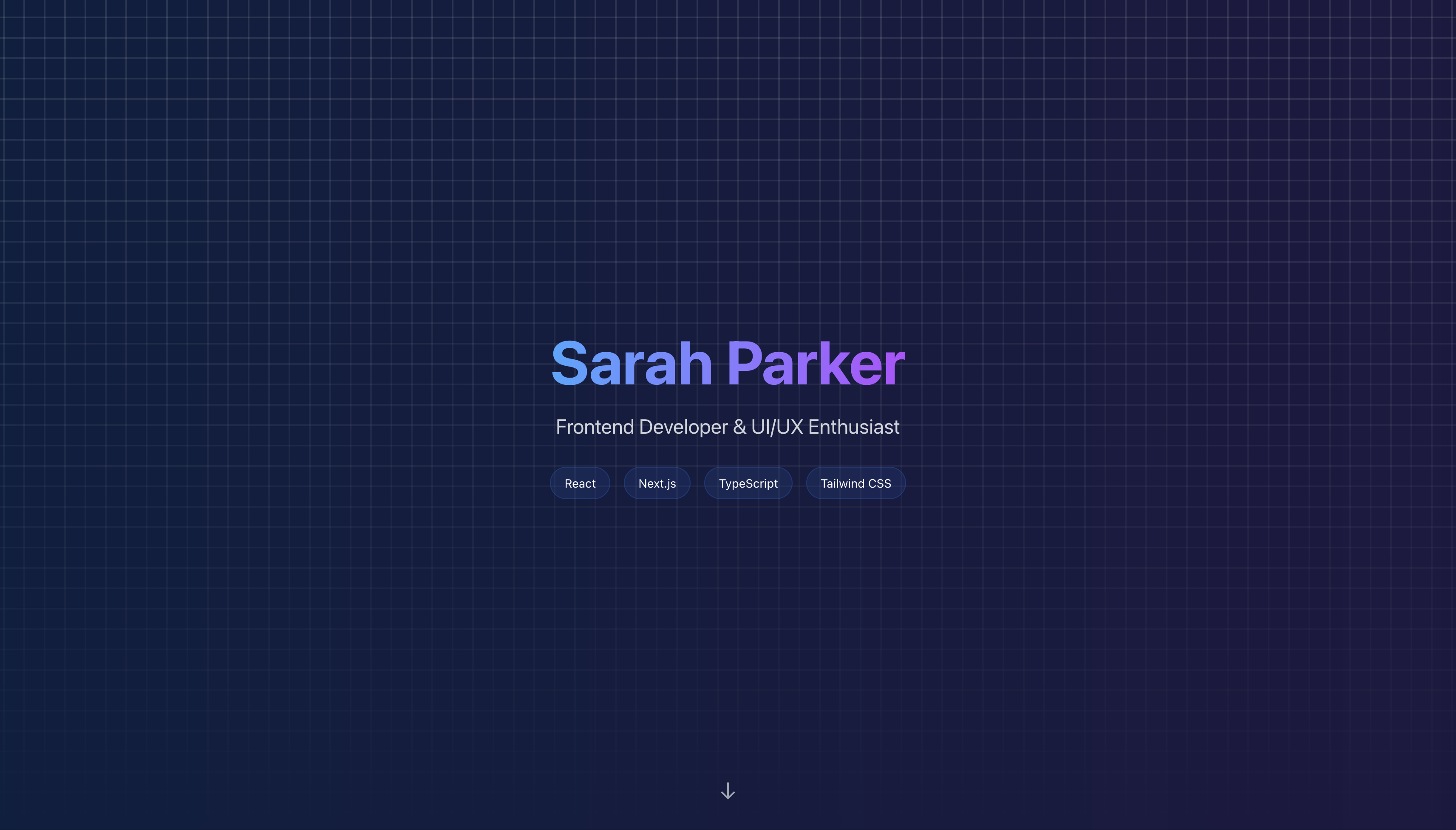 Frontend Developer Portfolio Template